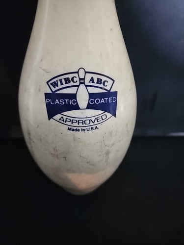 AMF Vintage Bowling Pin WIBC ABC Approved Plastic Coated AMFLITE II ...