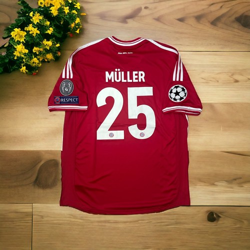 Bayern Munich Muller Red Jersey Men Size L | eBay