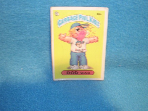 Garbage Pail Kids, Rod Wad 84b, Back is Wanted Principal | eBay