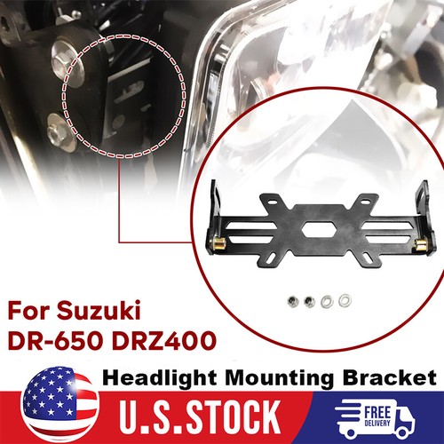 For Suzuki DR-650,DRZ400 LED Headlight Mounting Bracket Aluminum with ...