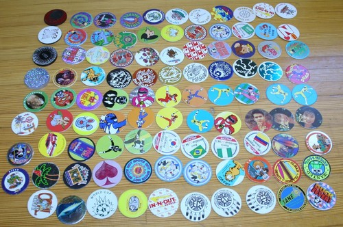 98 VINTAGE POG POGS LOT MISCELLANEOUS POWER RANGERS POISON 4 ARE ...