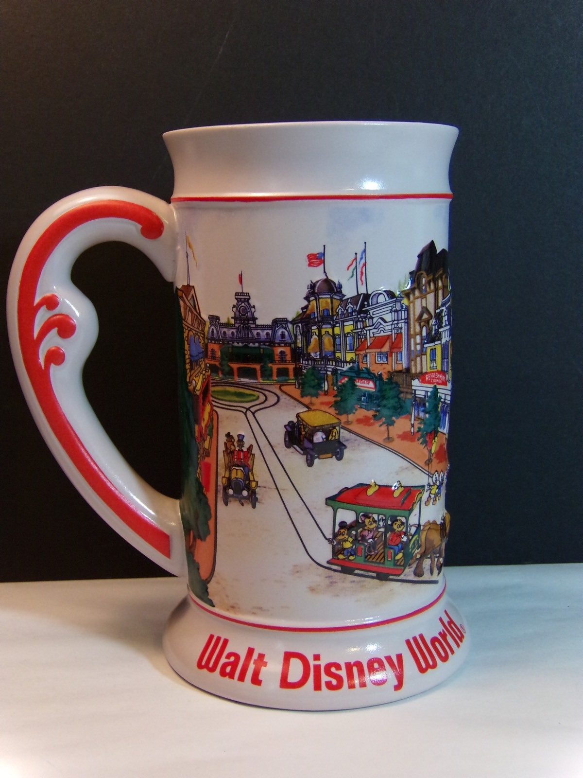 Walt Disney World Collectible Beer Stein Ceramarte Brazil 24oz ...