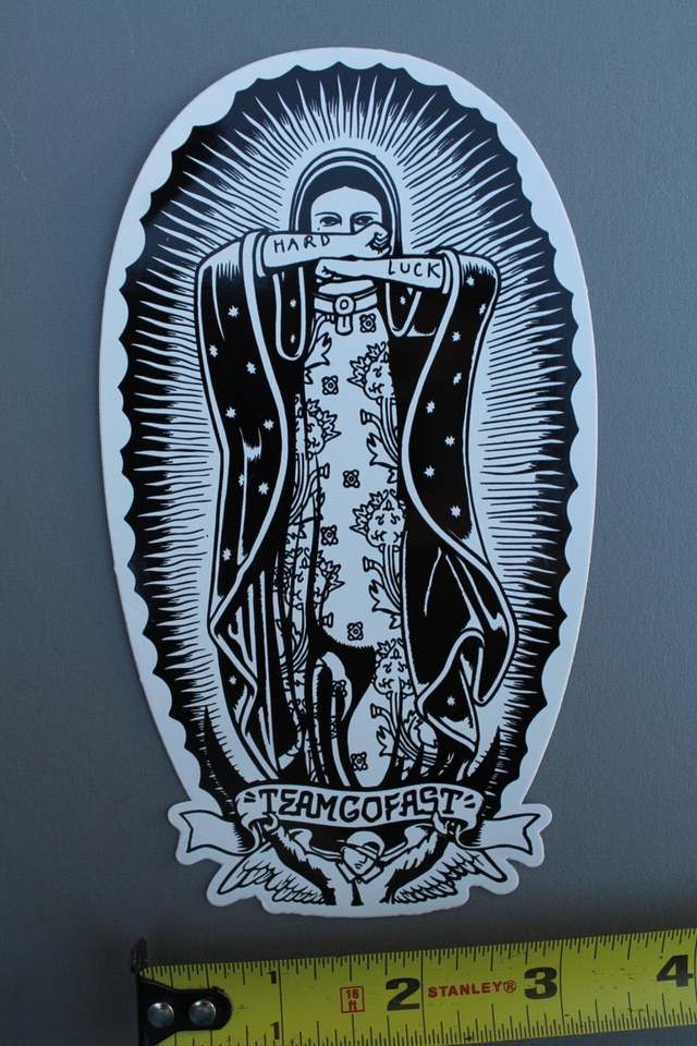 Hard Luck Skateboards Virgin Mary Gangster Tattoo Z71B OG Skateboarding ...