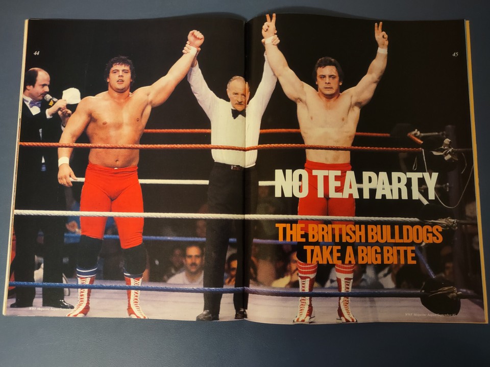 August/September 1985 WWF Magazine - Cyndi Lauper Cover | eBay