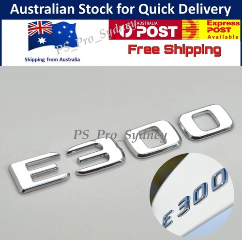 E300 Car Fender Truck Rear Emblem Badge Sticker Decorative Chrome AUS ...