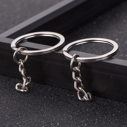 Unisex Links Long Keychain Round Split Keyrings Jewelry Making 1.5*25MM ...