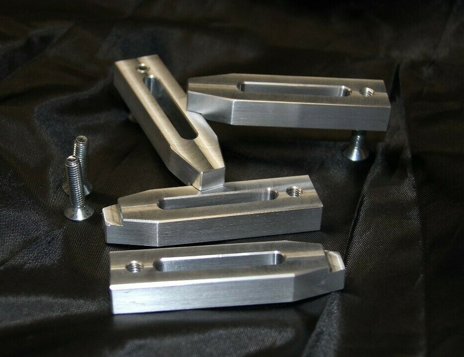 4 Spannpratzen Alu M6 Spannschraube Spannabsatz , Spanneisen Fräsen ...