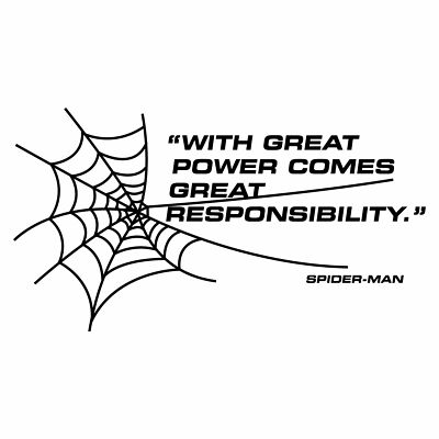 Spiderman Quotes With Great Power Comes Great Responsibility