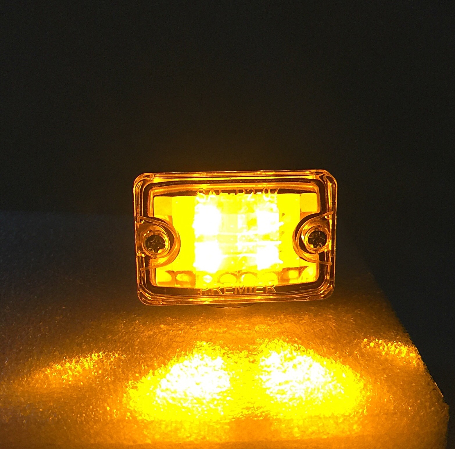 1 Pair Hot Rod Amber Turn Signal Lights - Small LED | eBay