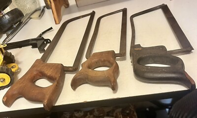 Lot Of 3 Vintage Cast Steel Hack Saw, Vintage Meat & Bone Saw | eBay