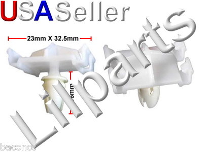 Mercedes Benz Front Fender Quarter Panel Moulding Clips 001-988-80-81 ...