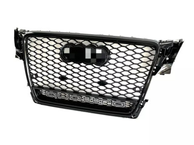 RS4 Style Honeycomb Front Grille Mesh Grill for AUDI A4 S4 B8 2009-2012 ...