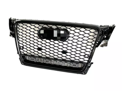 RS4 Style Honeycomb Front Grille Mesh Grill for AUDI A4 S4 B8 2009-2012 ...