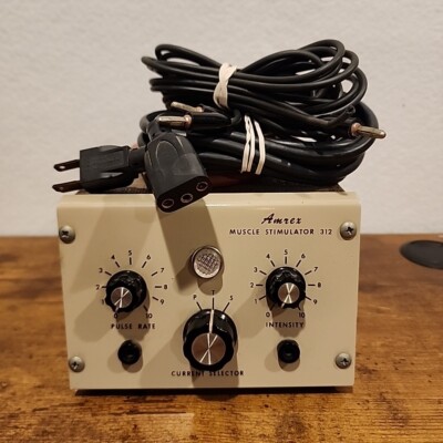 Vintage Amrex 312 Muscle Stimulator Therapy Unit As Is Untested | eBay