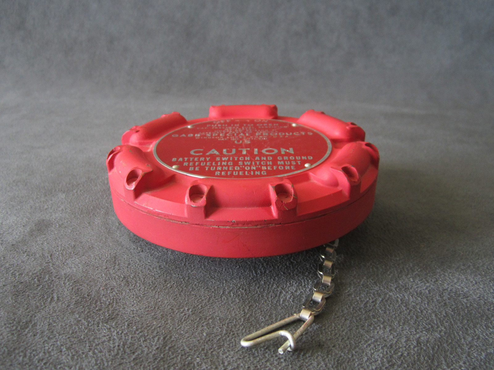 Gabb Aircraft Pressure Fuel Cap MS29526-1, Model PF-5200-31, 52000C ...