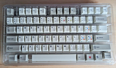 JC Studio Tulip PBT Keycaps ANSI / DE ISO + Accent Kit für mechanical ...