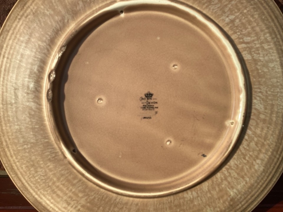 RARE CROWN DEVON LARGE VINTAGE CHARGER. ART DECO. | eBay Australia