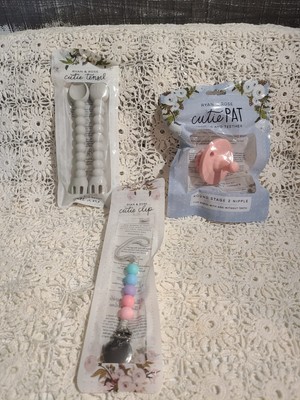 RYAN & ROSE cutie PAT Pacifier and Teether Stg 2, Cutie Clip & Cutie ...