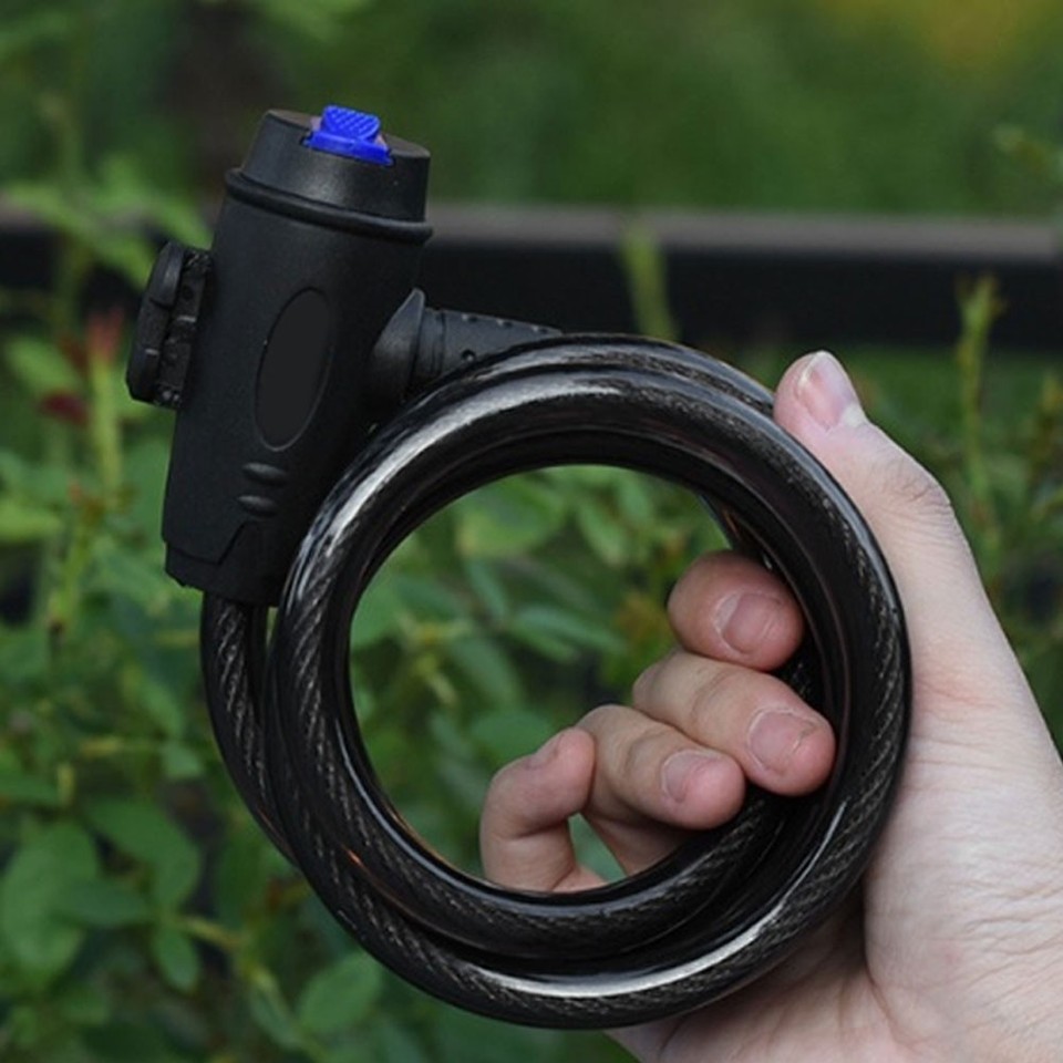 Anti Theft Bike Lock 1 2 Meter Soft Chain Wire for Mountain and ...