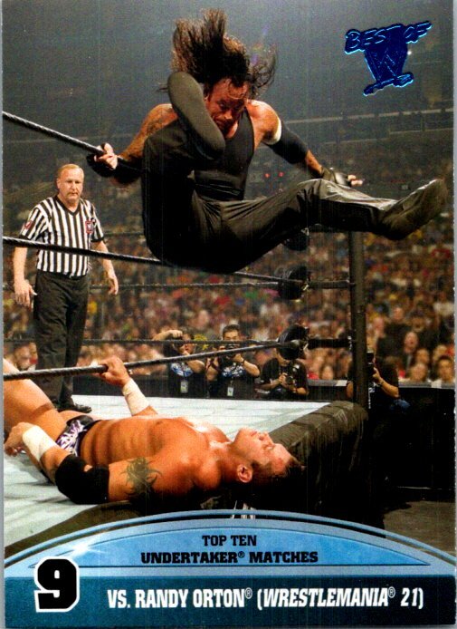 2013 Topps Best of WWE #9 vs. Randy Orton Top 10 Undertaker Matches | eBay