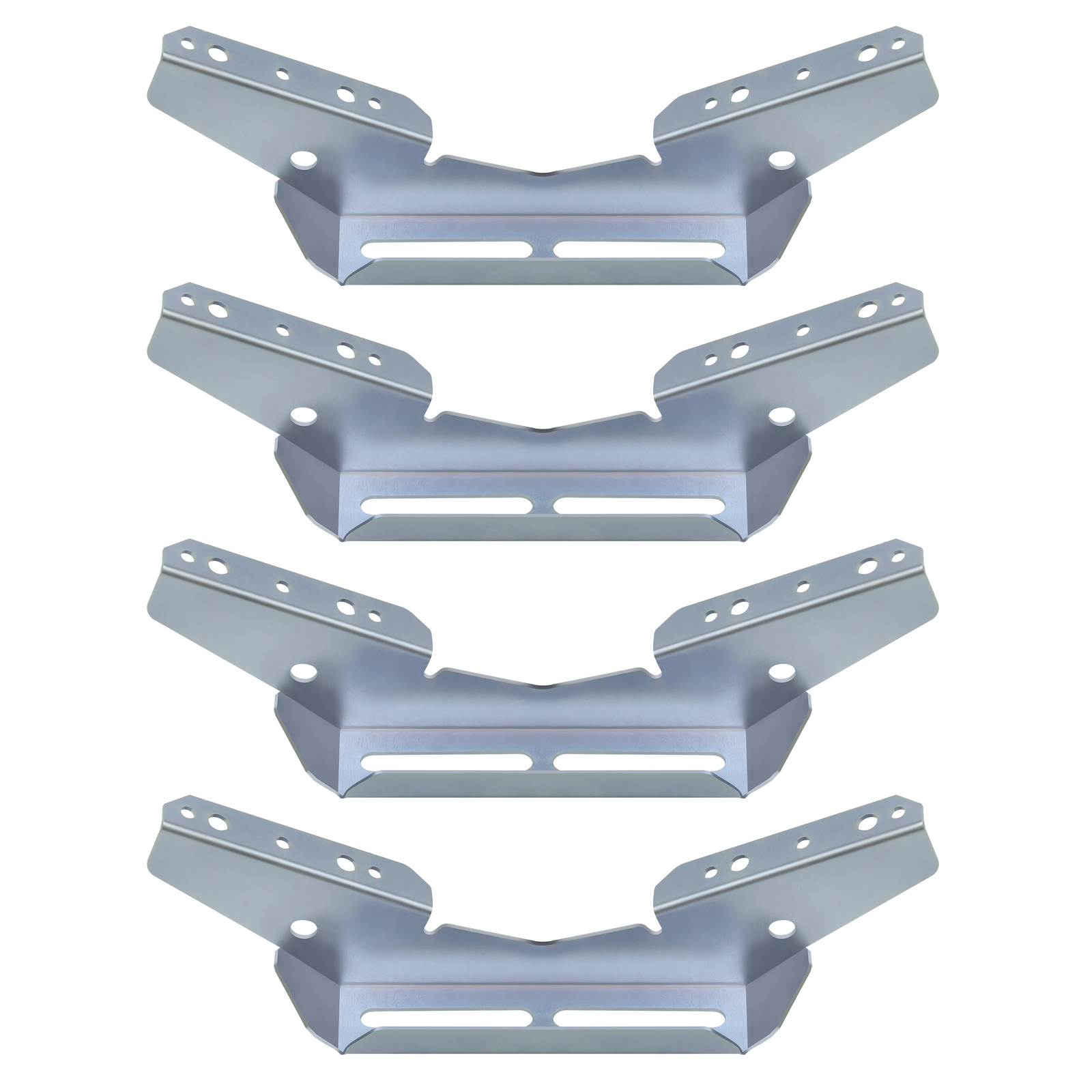 (4) Pontoon Wing Brackets Bunk Bolster Boat Pontoon Trailer V Wing ...