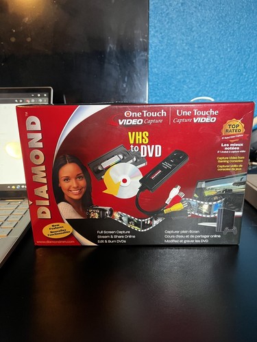 Diamond Multimedia VC500 USB 2.0 One Touch VHS to DVD Video Capture ...
