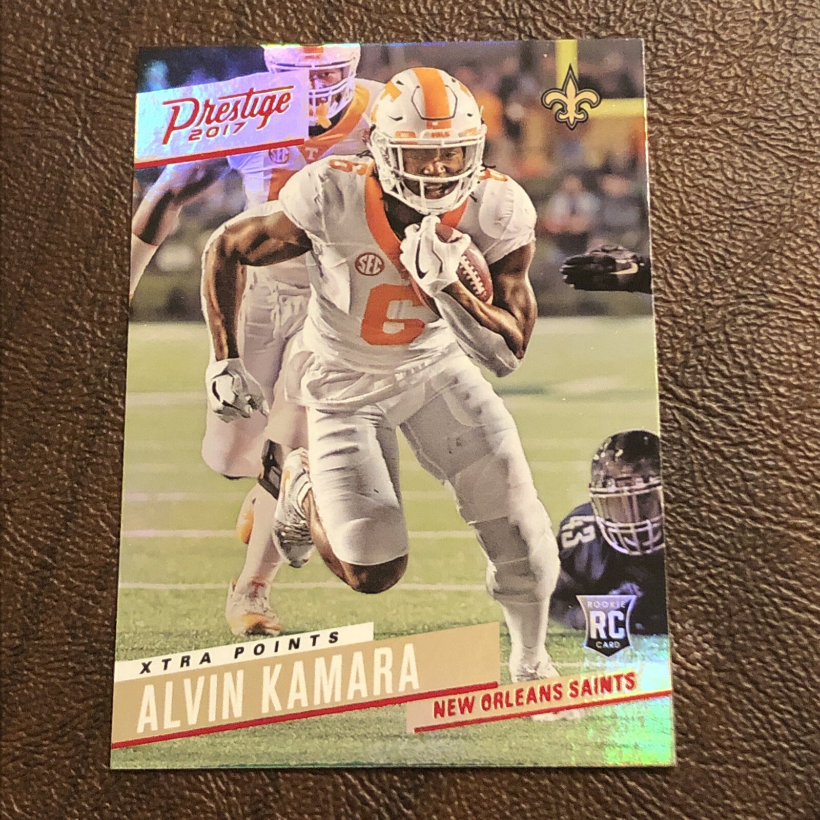 2017 PRESTIGE ALVIN KAMARA #251 NEW ORLEANS SAINTS ROOKIE FOOTBALL CARD ...
