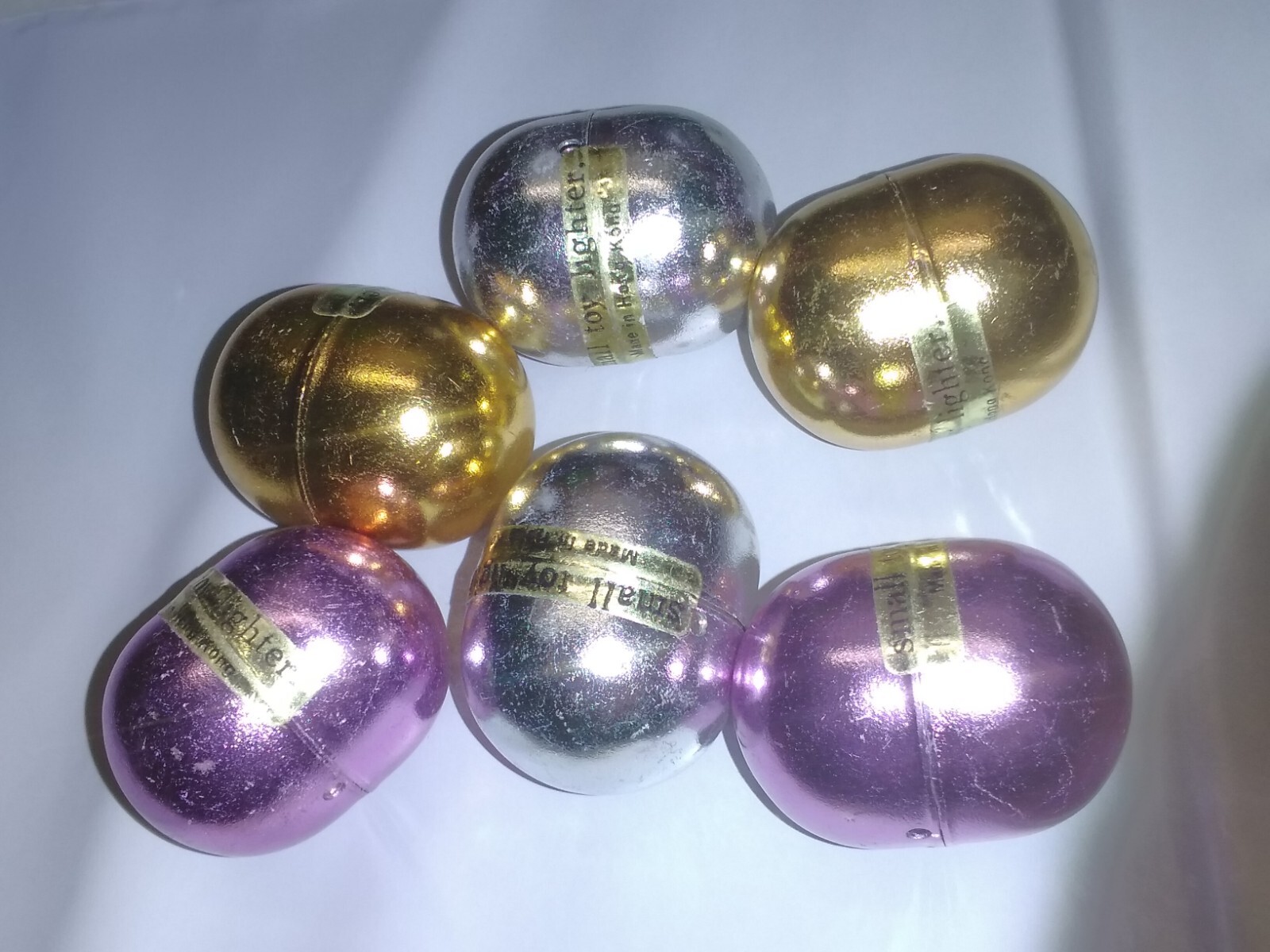 Capsule Gumball Lighters Vintage Lot of 6 Vending Machine Prizes NOS ...