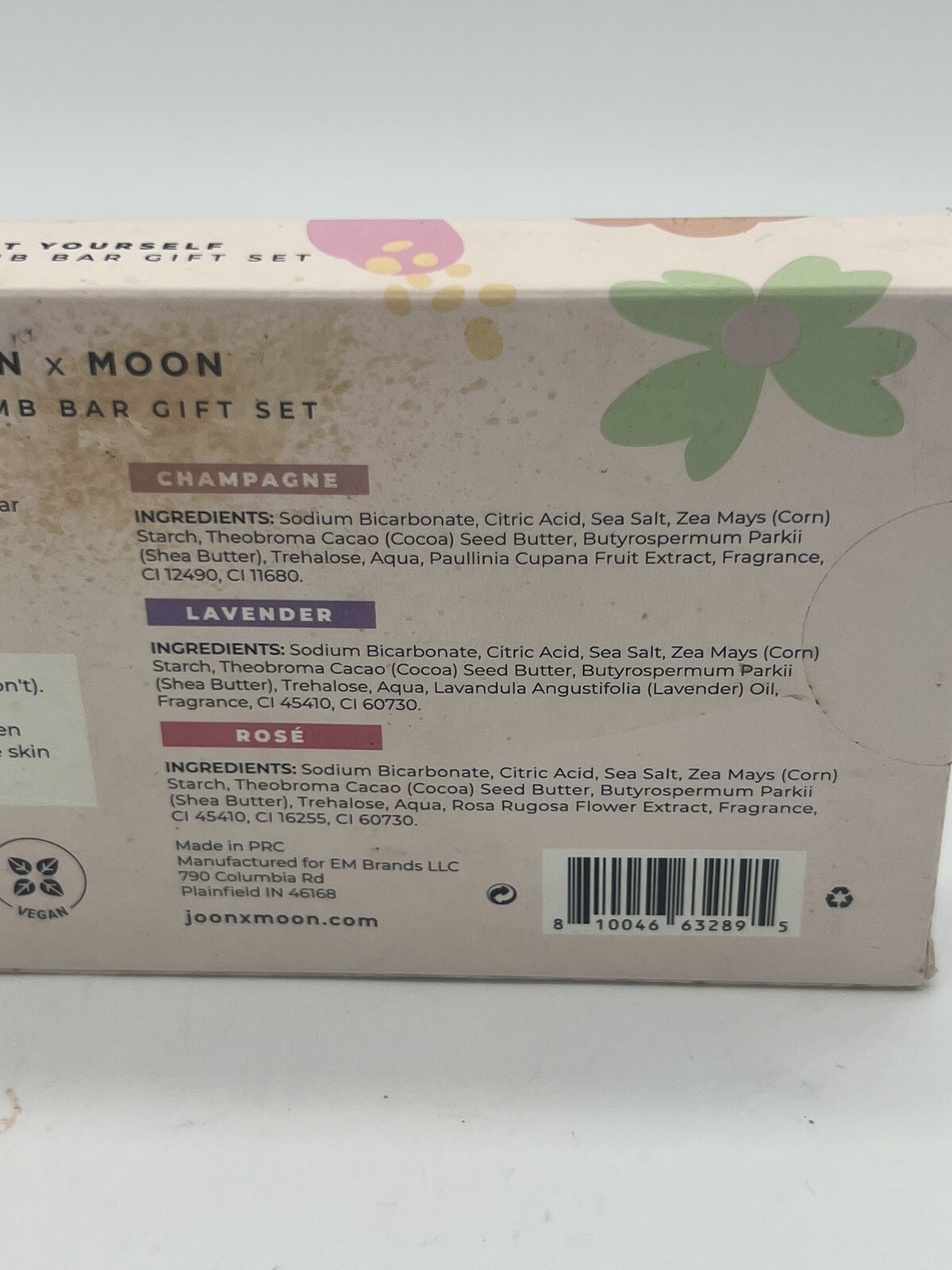 Joon x Moon Treat Yourself Bath Bomb Set Lavender - Champagne - Rose ...