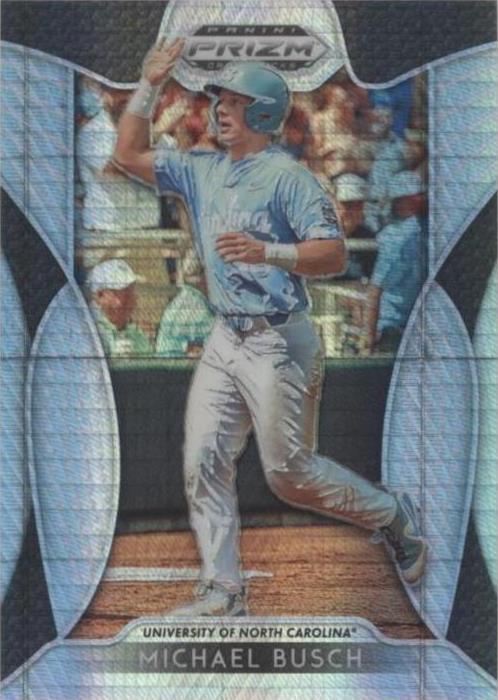 2019 Panini Prizm Draft Picks - Michael Busch #32 Hyper Prizm /75 (RC ...