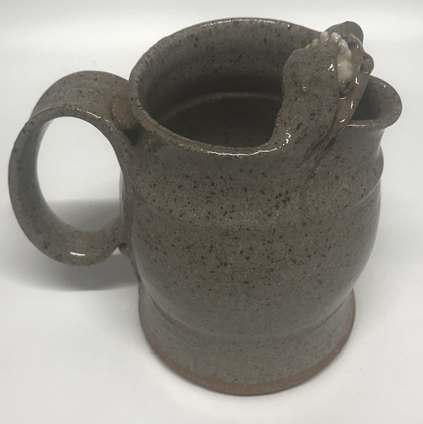 Vintage Handmade Art Pottery Monster/Creature Face Pitcher/Mug | eBay