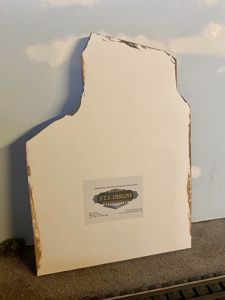 HO Scale “ Grain Elevator “ Trackside Building Flat Background ...