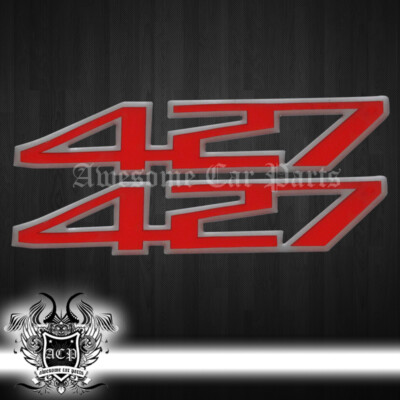 Chevy Corvette Z06 C6 Shelby Cobra Gto 427 Engine Hood Trunk Emblem ...