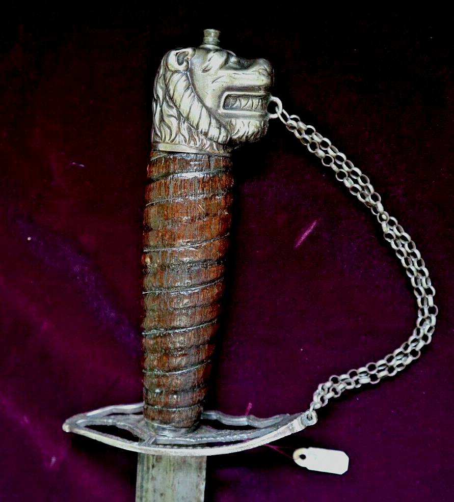 AMERICAN REVOLUTIONARY WAR SILVER HILT BALTIMORE SWORD OWNED BY NEUMANN ...