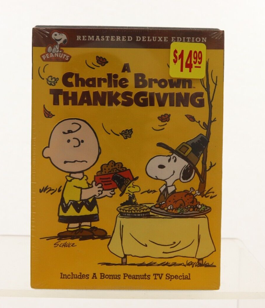 A Charlie Brown Thanksgiving DVD Deluxe Edition with Slip Cover New ...