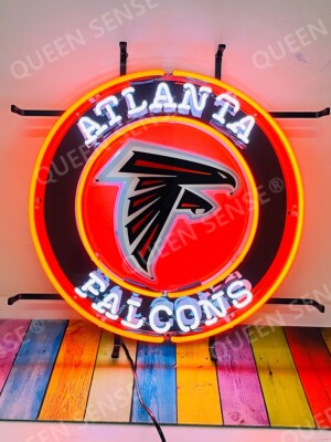 Atlanta Falcons 17"x17" Neon Light Sign Lamp HD Vivid With Dimmer VSY ...