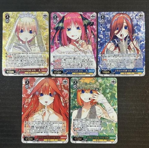 ACG Card The Quintessential Quintuplets Signed Cards Set of 5 Weiss ...