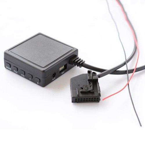 For Mercedes Comand 2.0 Bluetooth Aux Cable Adapter Module +Microphone ...