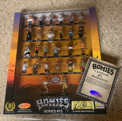 Homies Series 13 Set in display boxes! Signed and numbered to 5000!With ...