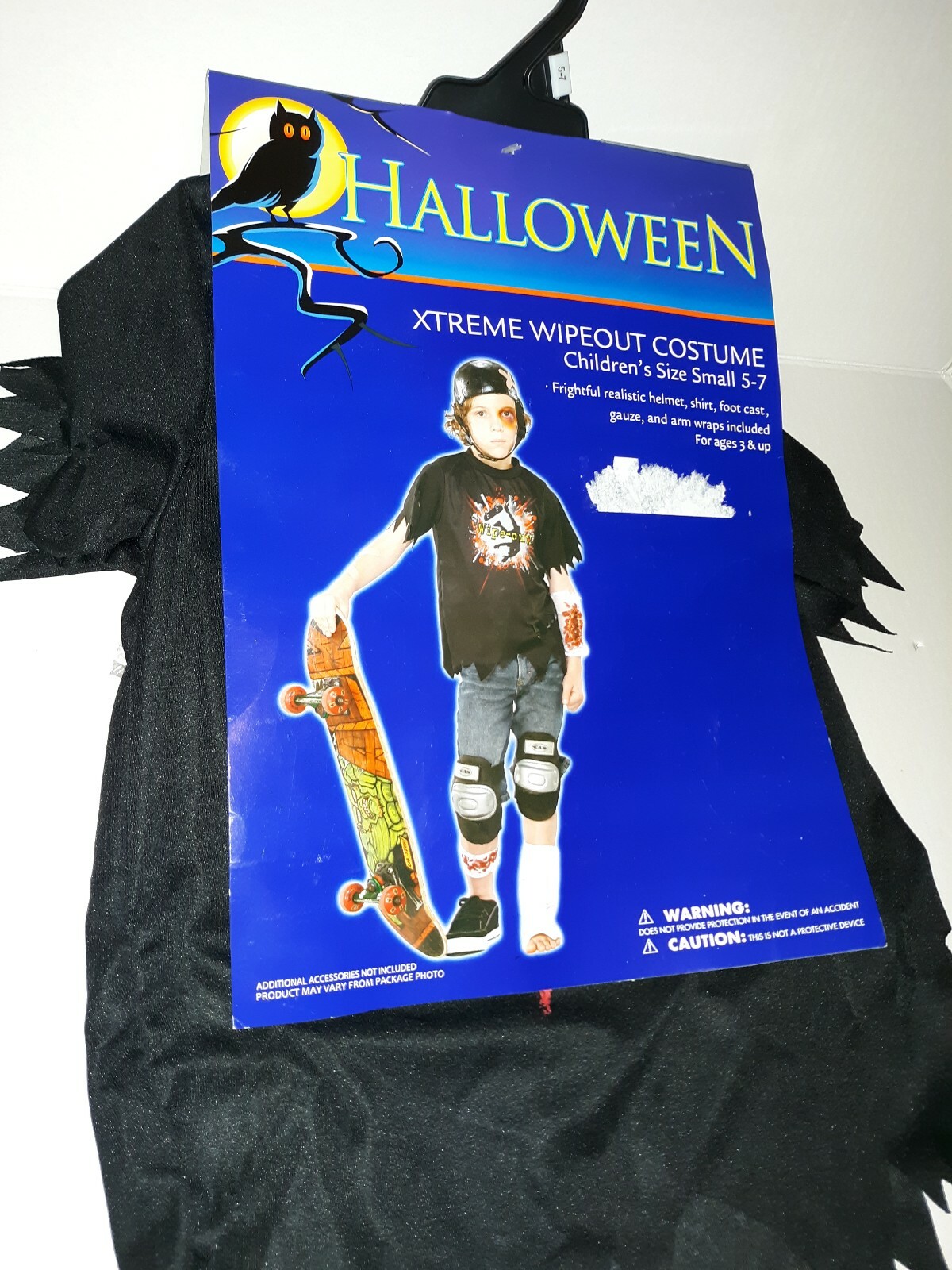 New Halloween Xtreme Zombie Skateboarder Wipeout Costume Size Small 5-7 ...