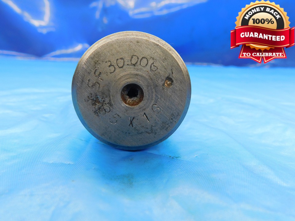 SHOP MADE M35 X 16 TPI THREAD PLUG GAGE 35 METRIC INSPECTION M35 X 1. ...