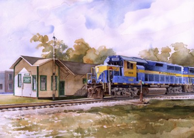 Heart of Georgia Railroad, HOG EMD GP40 #1540 Locomotive. James Mann ...