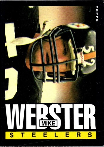 1985 Topps Mike Webster #365 Pittsburgh Steelers Football Card | eBay
