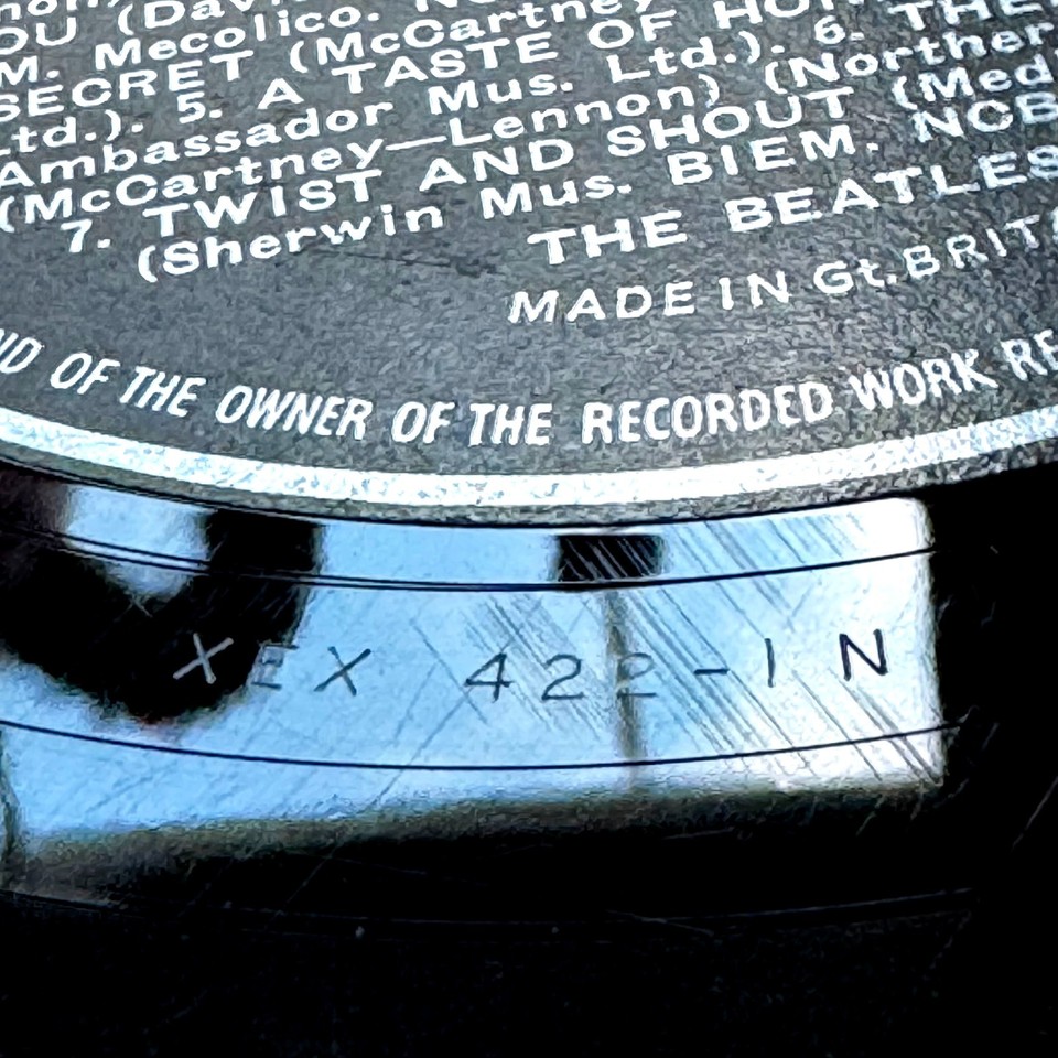 BEATLES - Please Please Me - 1963 - UK press - Parlophone PMC 1202 mono ...