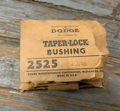 NEW DODGE 2525 2-3/16 TAPER LOCK BUSHING WITH KEYWAY | eBay