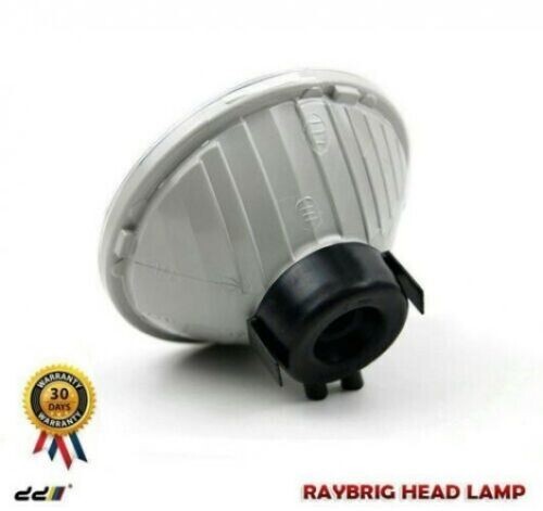 Pair RAYBRIG Chrome Round Headlight Lamp For Land Cruiser & Faster Ship ...