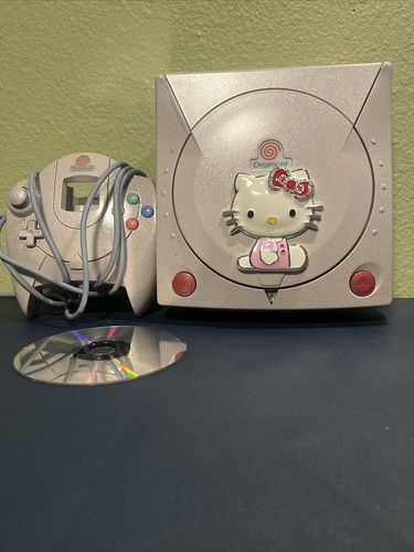 Sega Dreamcast SYSTEM Console- Hello Kitty PINK Tested With One Game ...