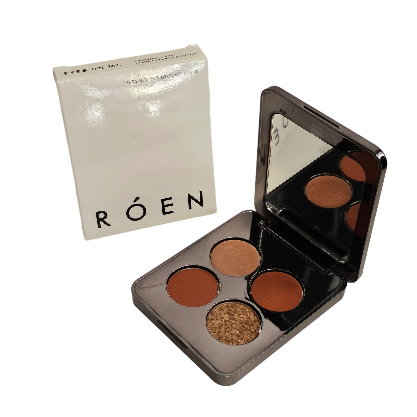 ROEN Eyes on Me Eyeshadow Palette Shimmer Rose Gold Copper Orange ...