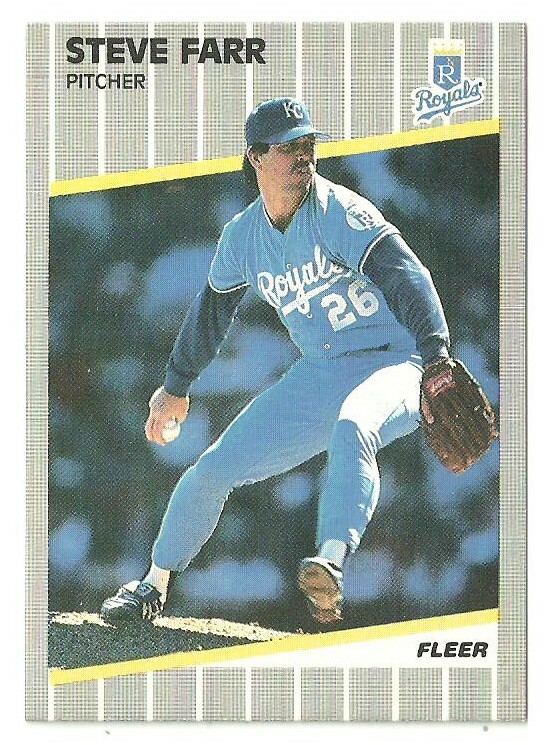 STEVE FARR KANSAS CITY ROYALS #281 - FLEER NM-MT 1989 | eBay