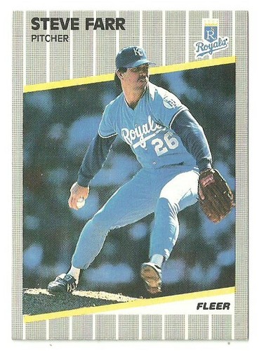 STEVE FARR KANSAS CITY ROYALS #281 - FLEER NM-MT 1989 | eBay